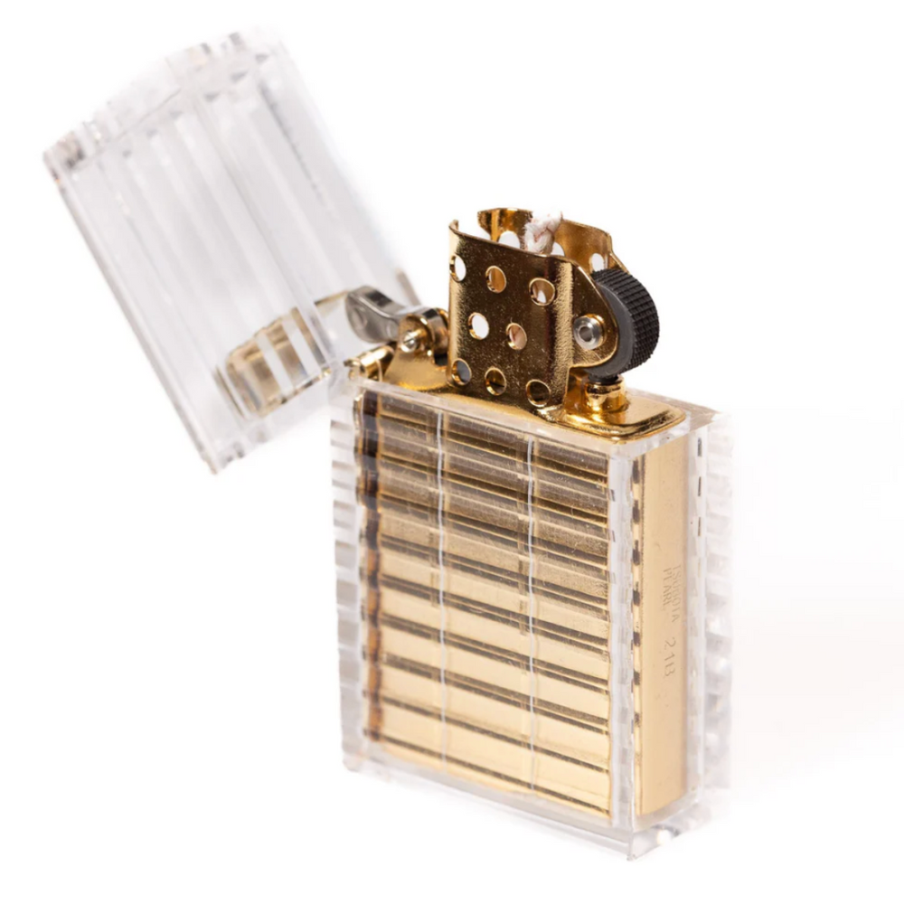 Tsubota Pearl Hard-edge Petrol Lighters - Hops Petunia Floral